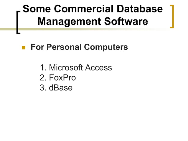 Database Lecture 1 Ppt