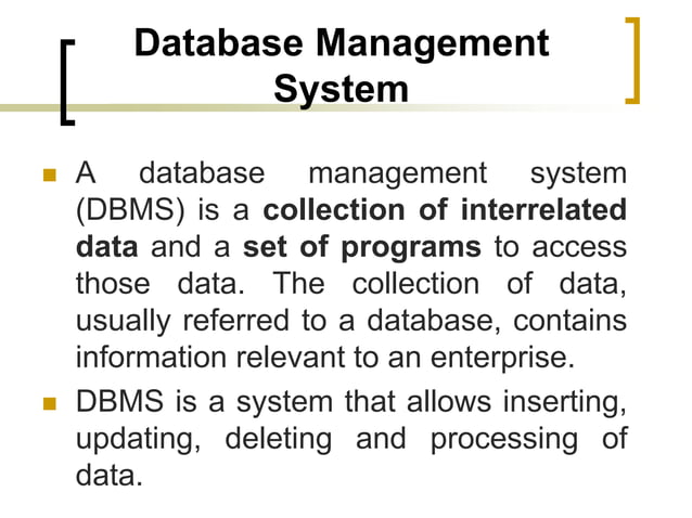 Database Lecture 1 Ppt