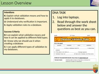 Database Lesson 2 Introduction to databases | PPT