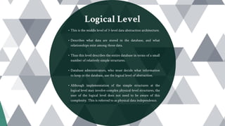 Database levels | PDF