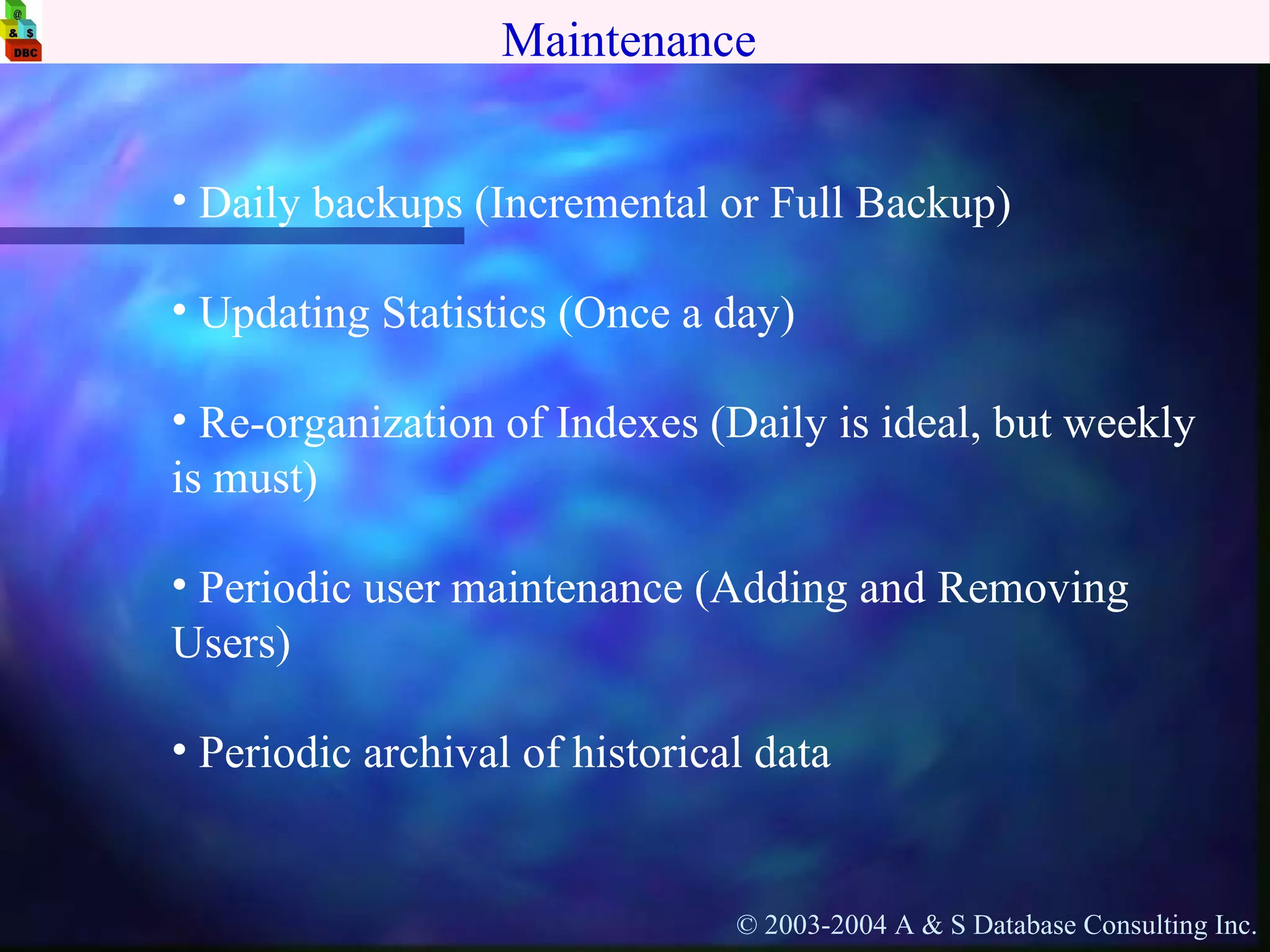 Database Life Cycle Ppt Databases Computer Software And Applications 0499