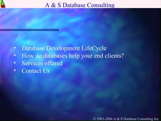 Database Life Cycle | PPT