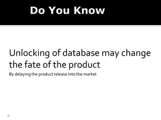 Database Lock _ Unlock Procedure_Katalyst HLS | PDF