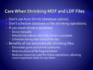 Database Maintenance Optimization Brad Mc Gehee | PPTX
