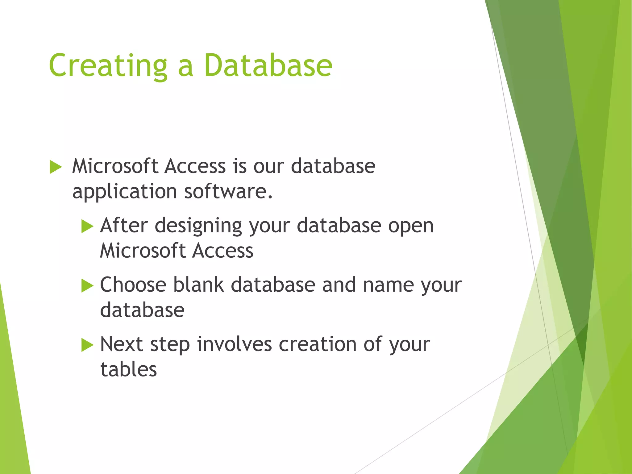 Database Managementpptx Databases Computer Software And Applications