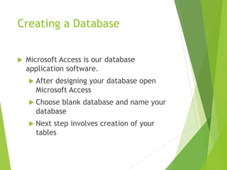 Database Management.pptx | Databases | Computer Software and Applications