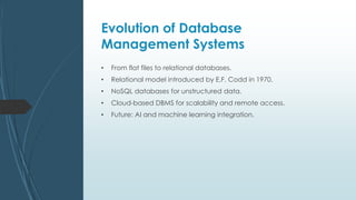 Database Management: Key Concepts Every Student Should Know | PDF