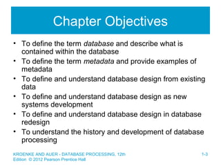 Database management chapter 1 power point | PPT