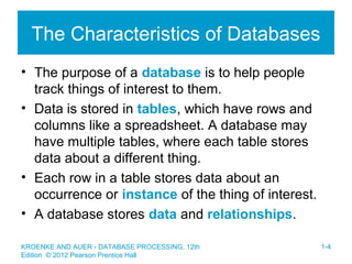 Database management chapter 1 power point | PPT