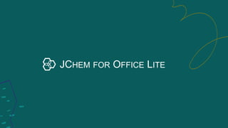 Cheminfo Stories APAC 2020 - Database management on desktop with JChem ...