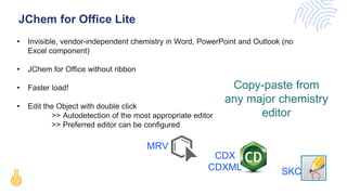 Cheminfo Stories APAC 2020 - Database management on desktop with JChem ...