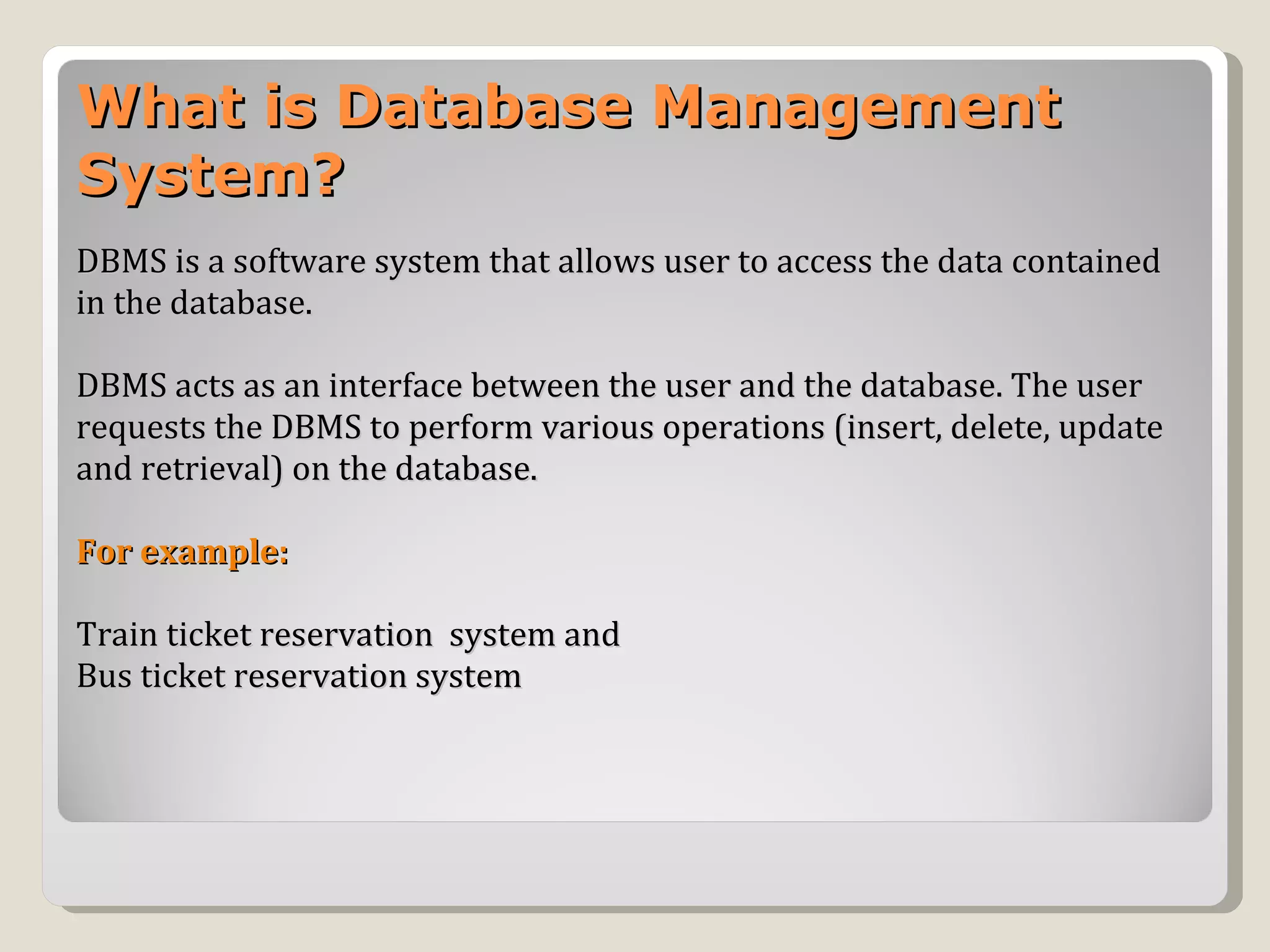 Database management system | PPT