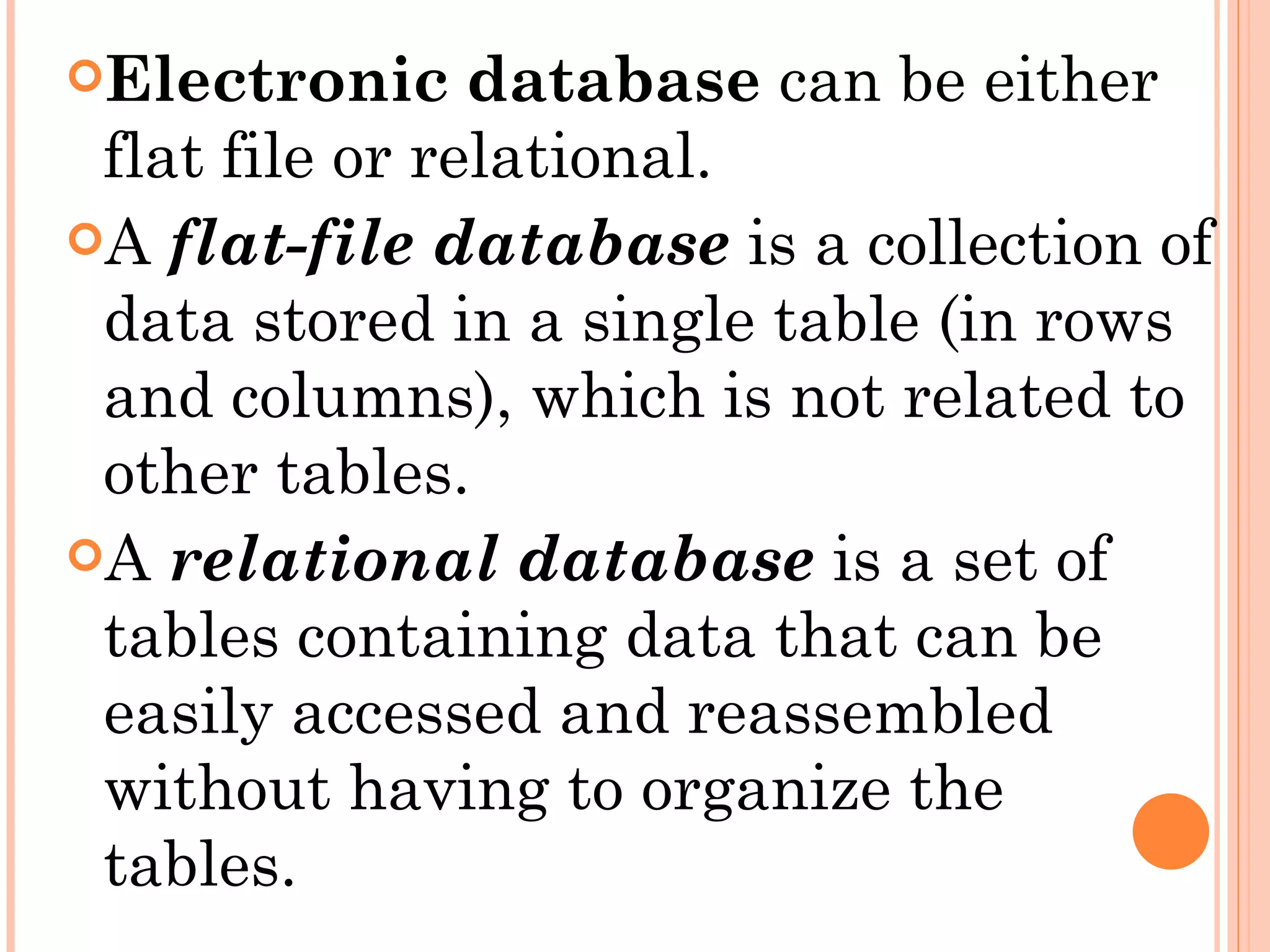 Database Management System Ppt Databases Computer Software And Applications