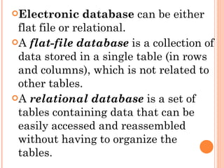Database management system | PPT | Databases | Computer Software and ...