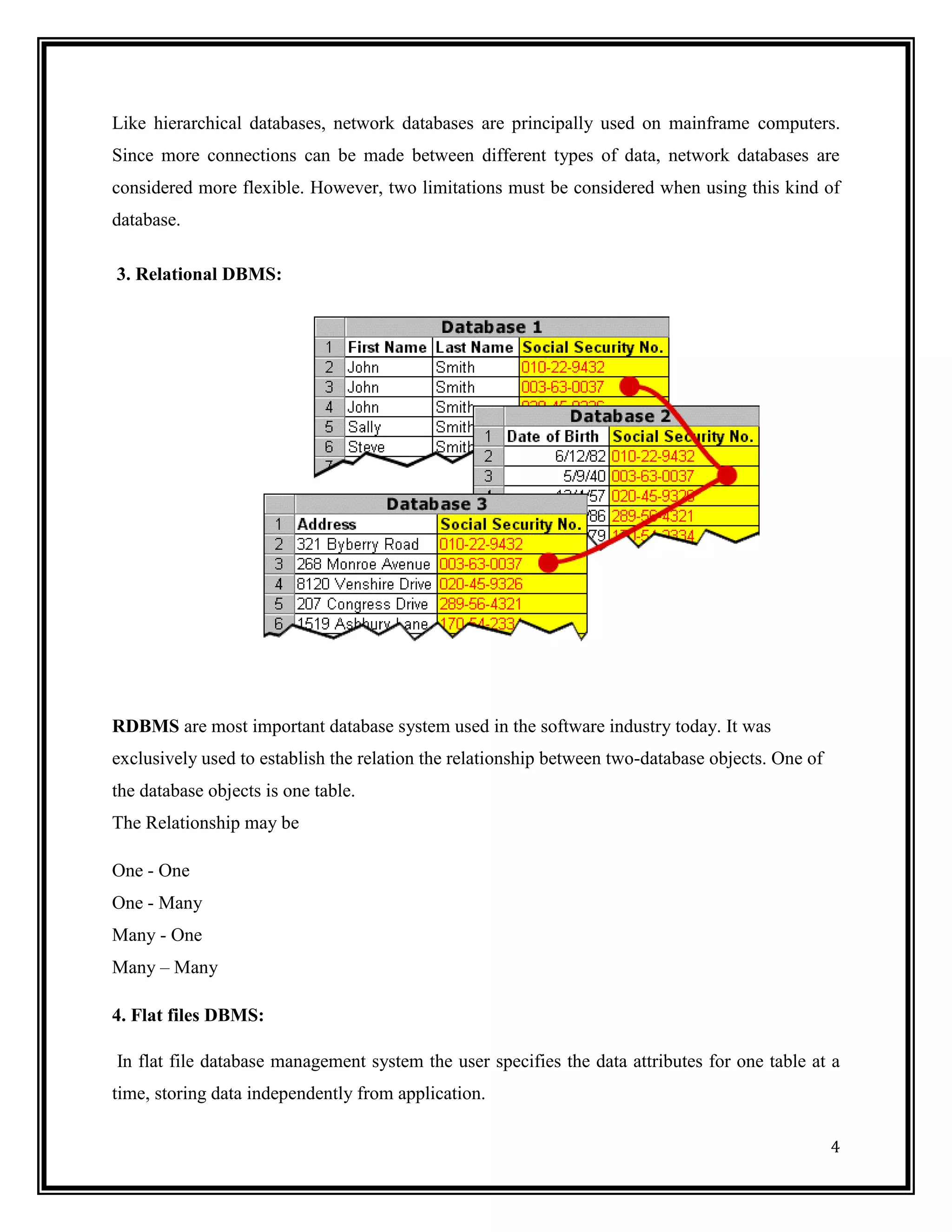 Database management system | DOCX