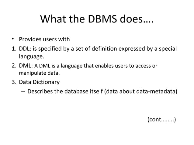 Database management system | PPT