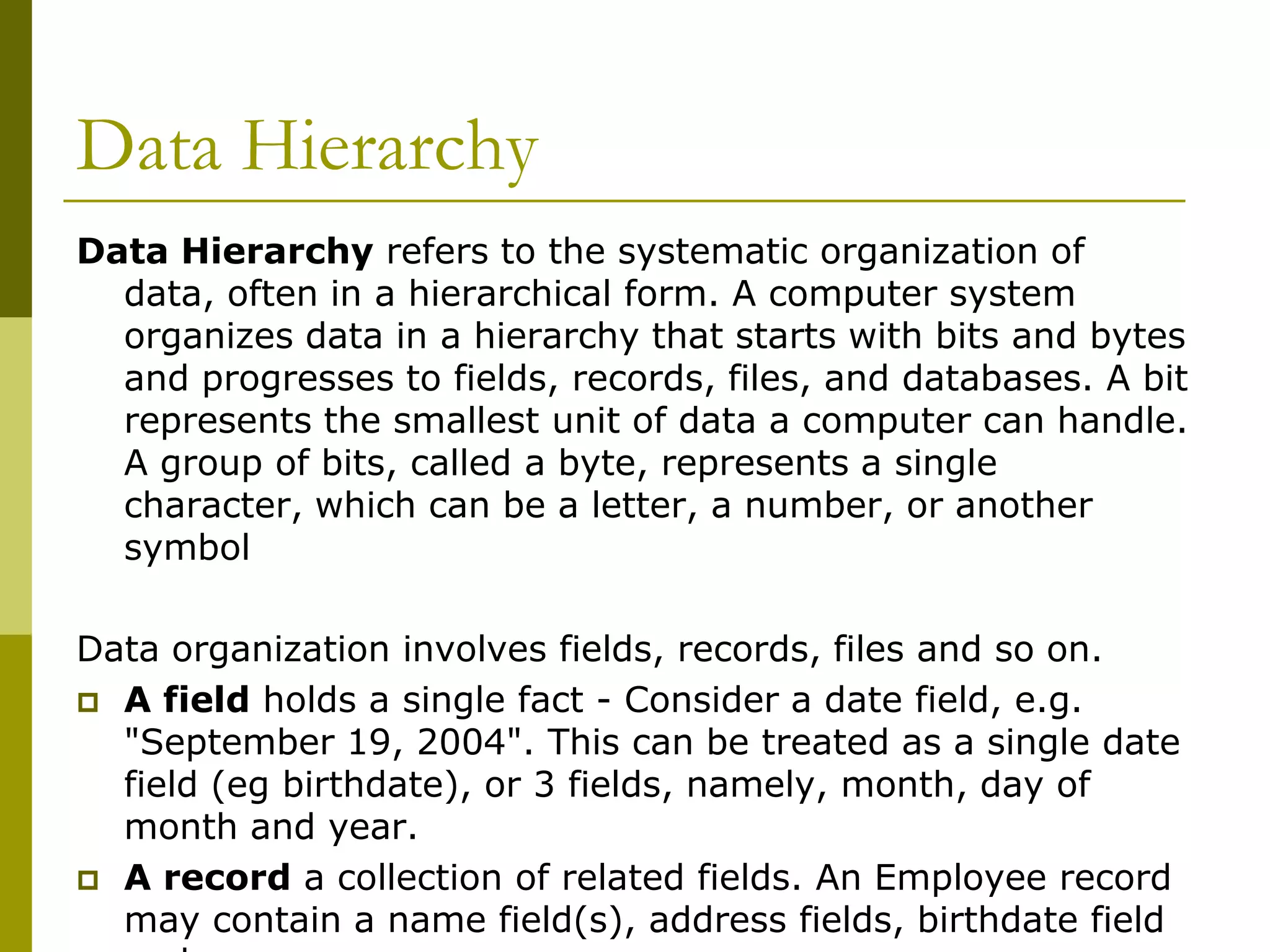 Data Base Management System Pptx Databases Computer Software And