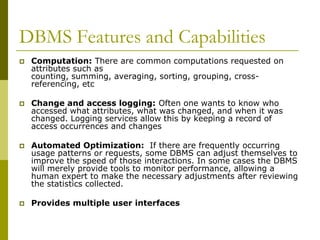 Data base management system | PPTX