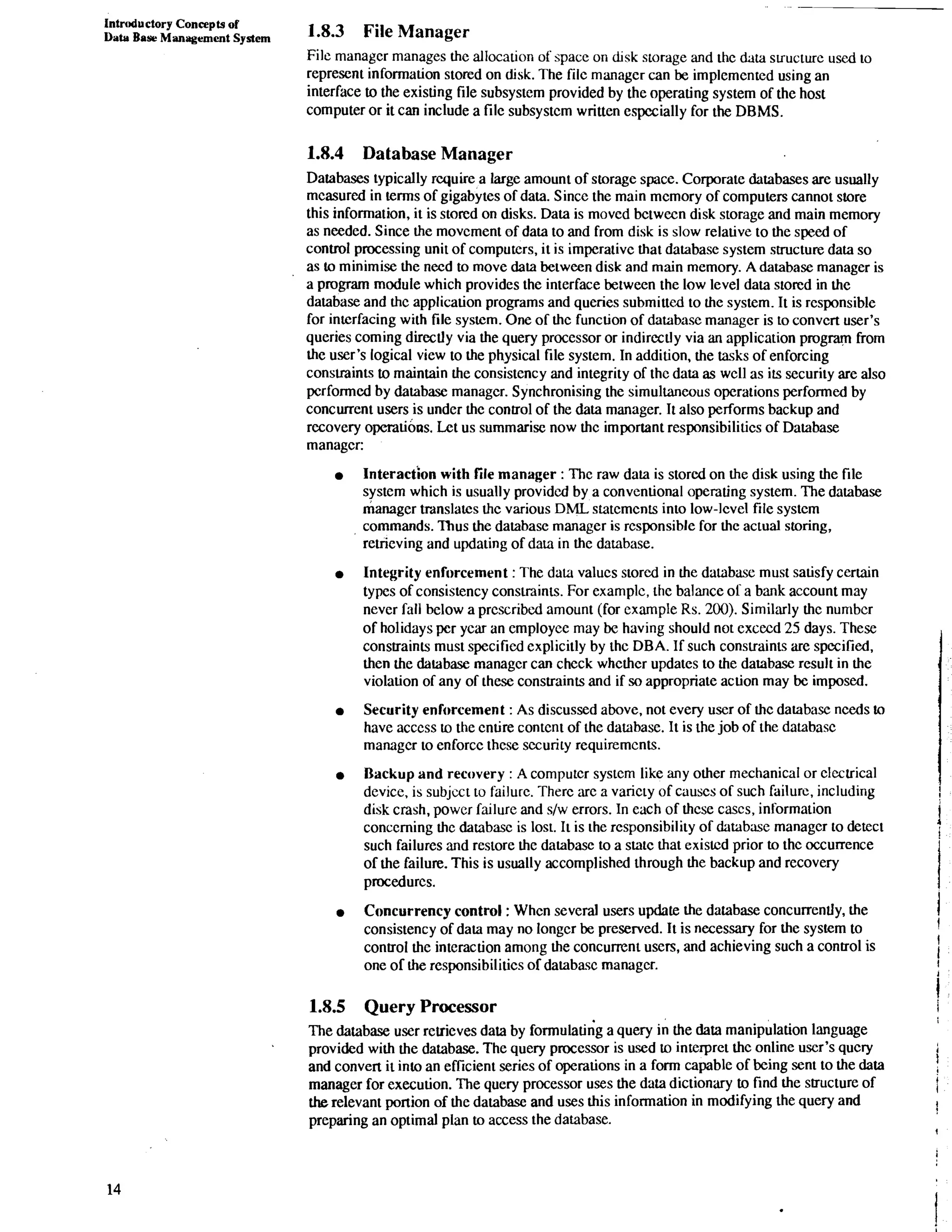 Data base management system | PDF