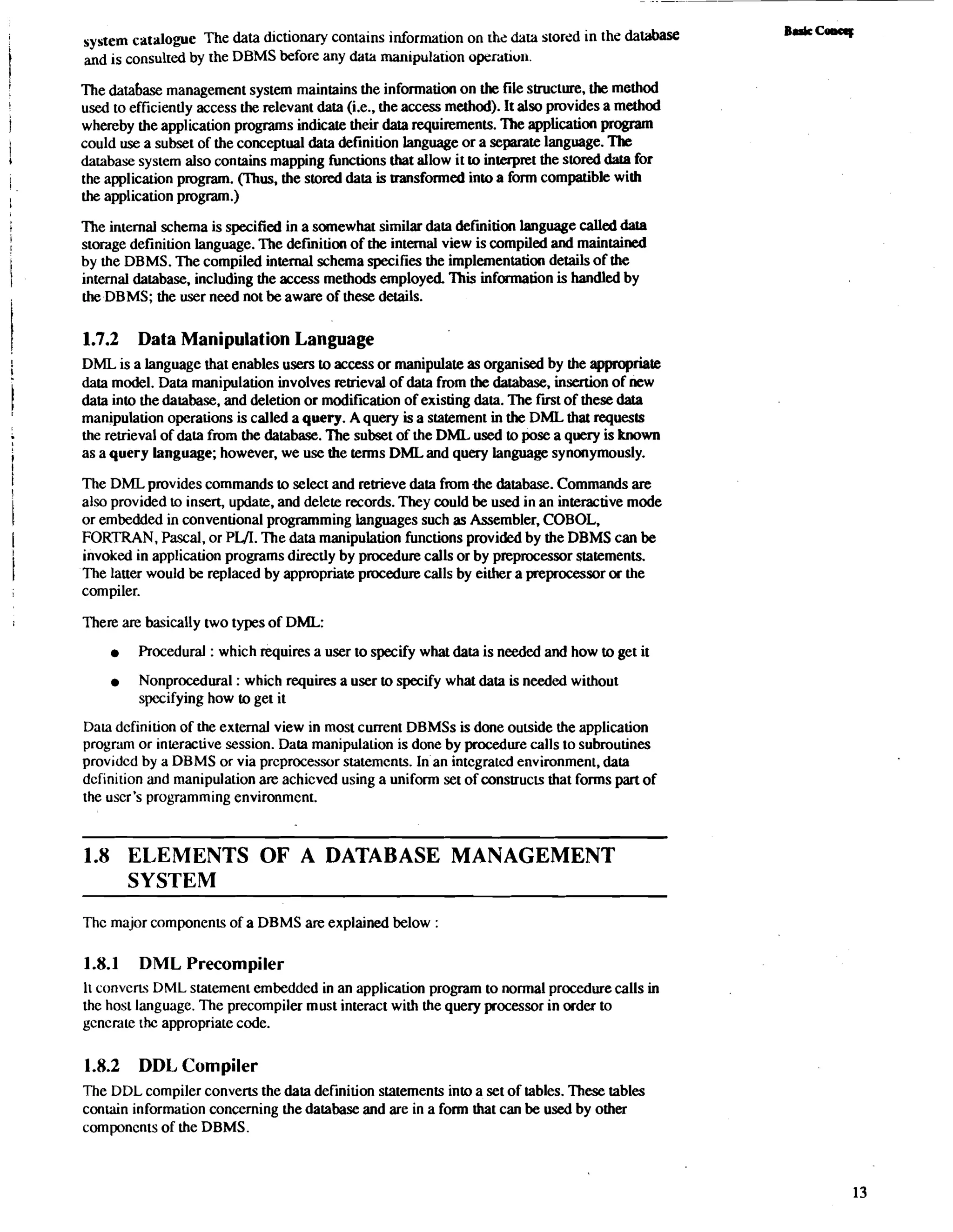 Data base management system | PDF