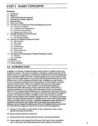 Data base management system | PDF