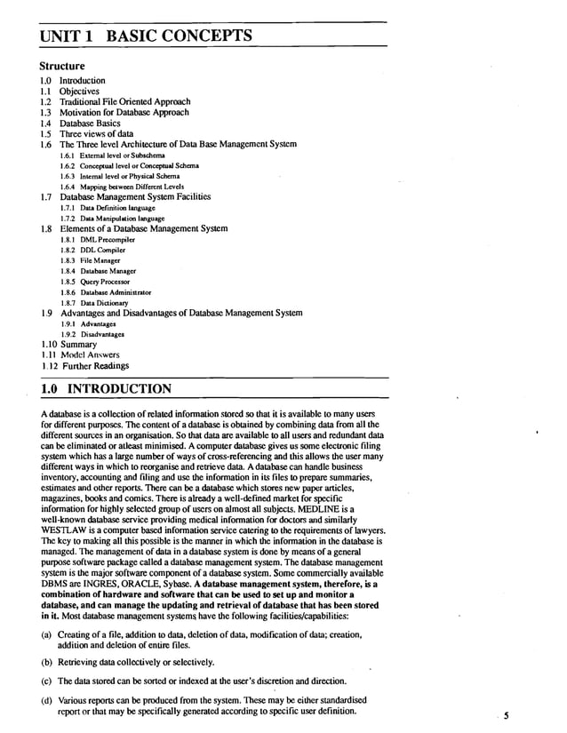 Data base management system | PDF