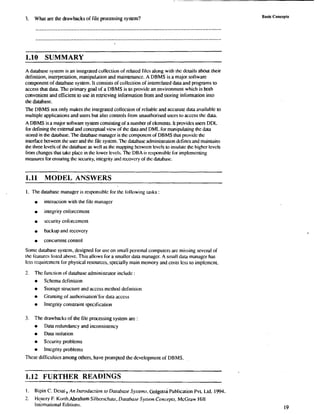 Data base management system | PDF