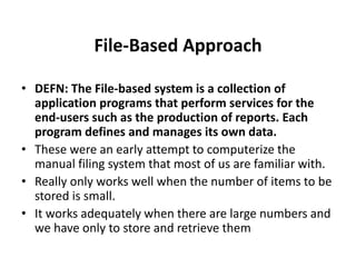 Database management system | PPTX