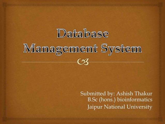 Database management system | PPT