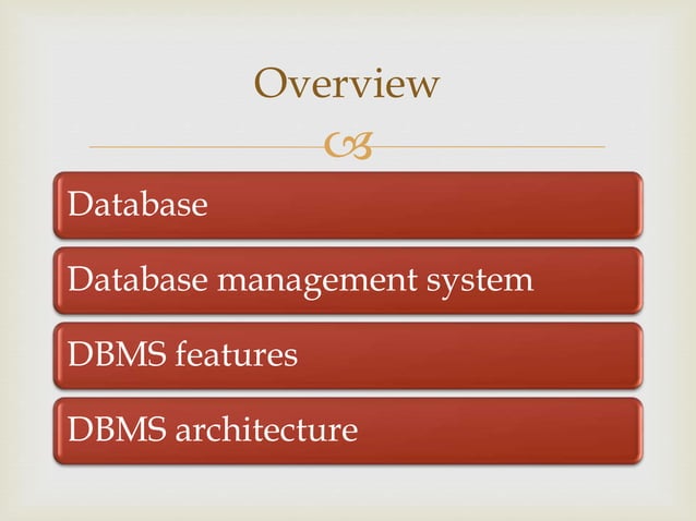 Database management system | PPT