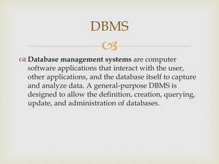 Database management system | PPT