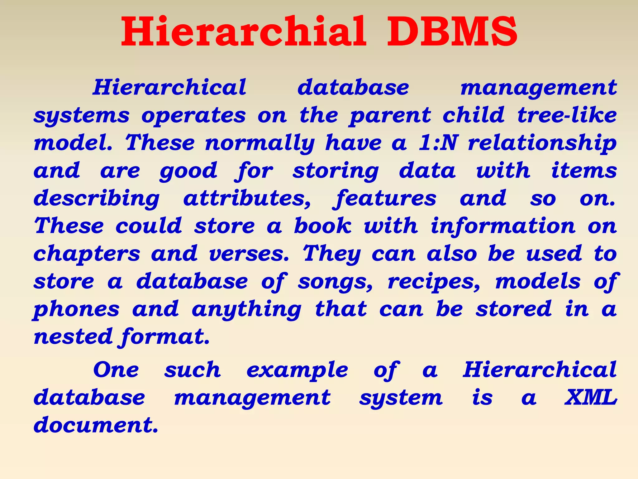 Database management system | PPTX