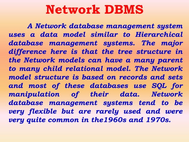 Database management system | PPTX