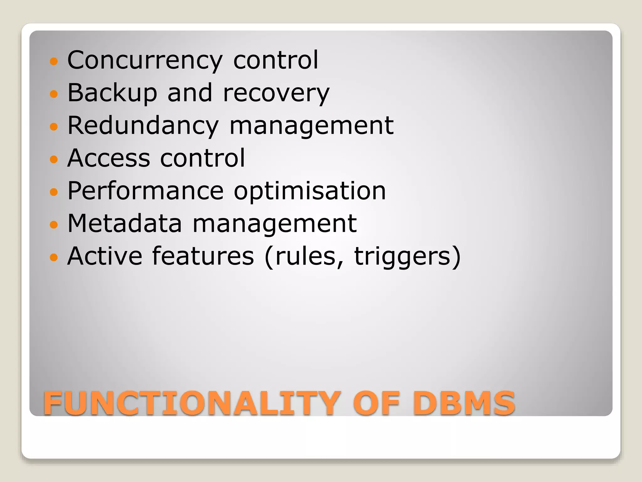 Database management system | PPTX