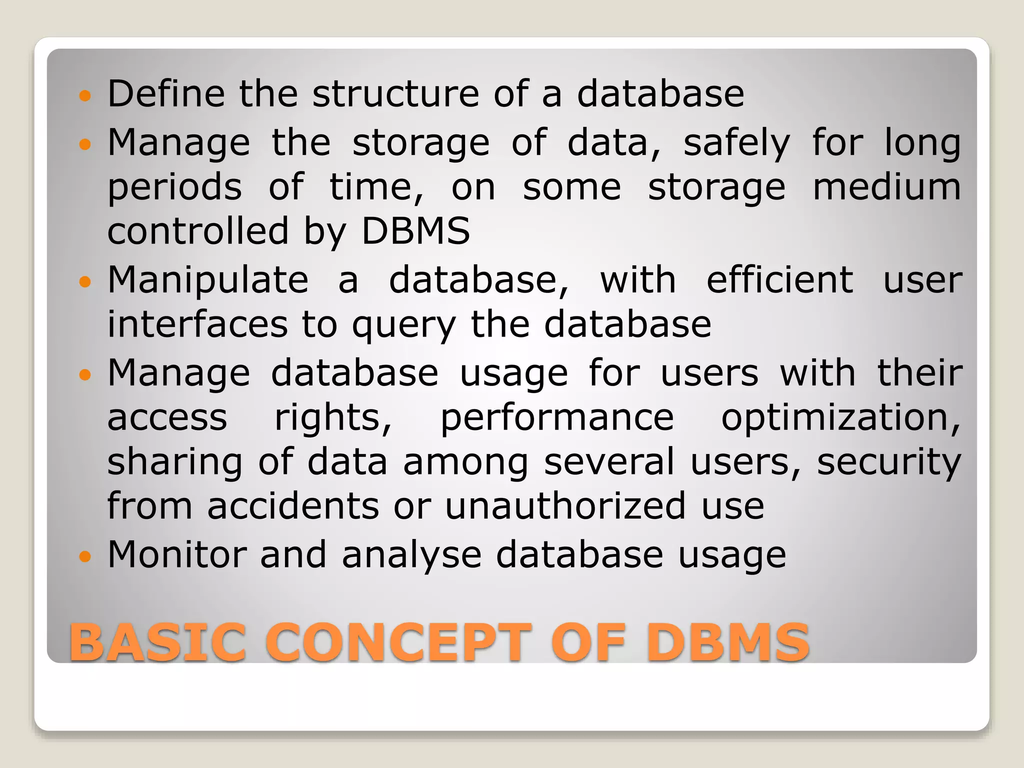 Database Management System Pptx Databases Computer Software And Applications