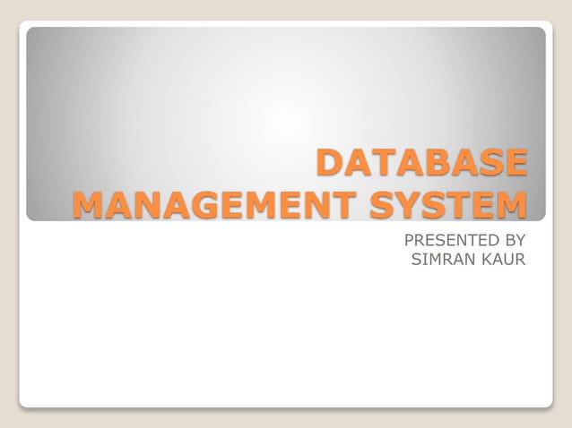 Database Management System Pptx Databases Computer Software And Applications