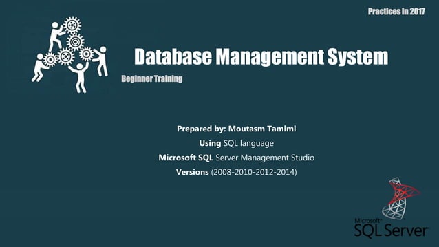 Database Management System - SQL beginner Training | PPT