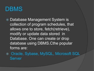 Database Management System | PPTX