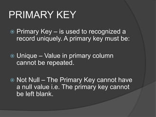 Database Management System | PPTX
