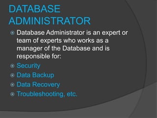 Database Management System | PPTX