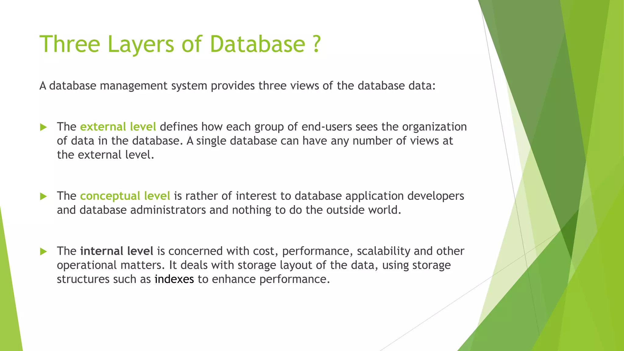 Data base management system | PPTX