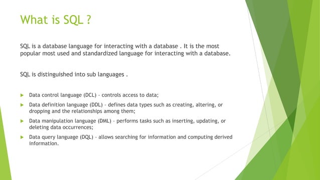 Data base management system | PPTX