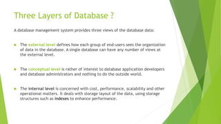Data base management system | PPTX