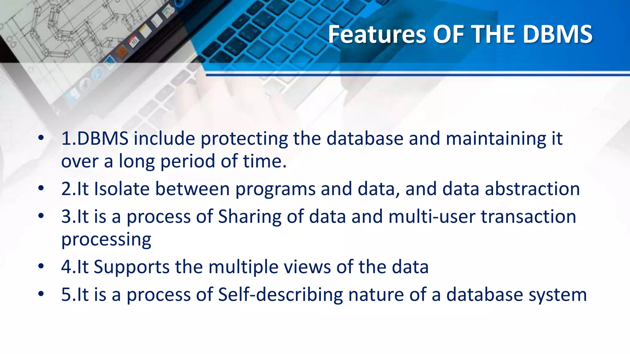 DBMS-Database management system 2018 | PPT