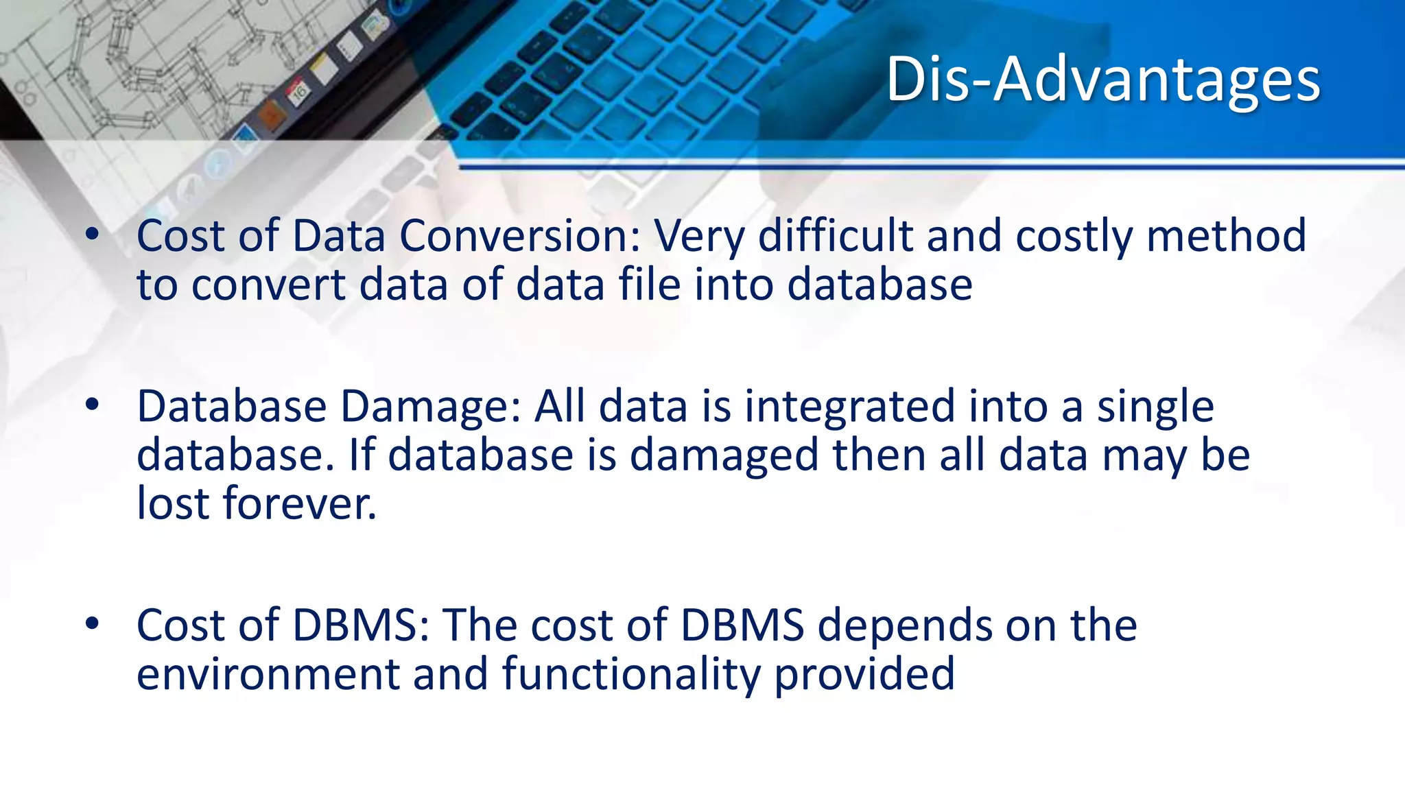DBMS-Database management system 2018 | PPT