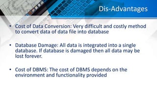 DBMS-Database management system 2018 | PPT