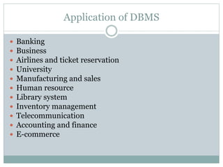 Database management system | PPTX