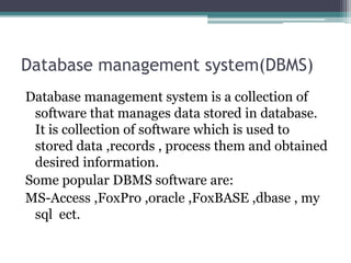 Database management system | PPT