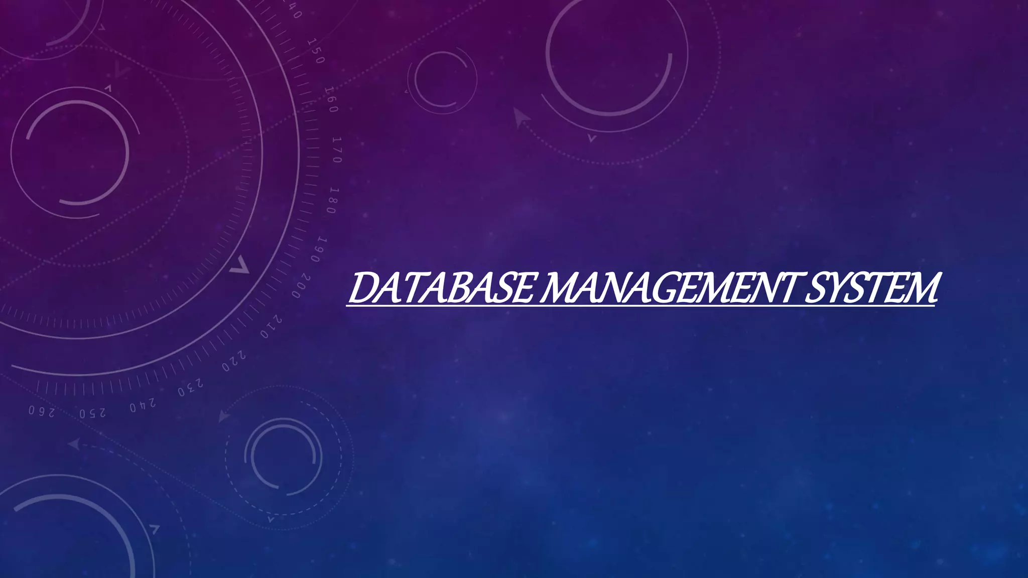 Database management system [DBMS] | PPT