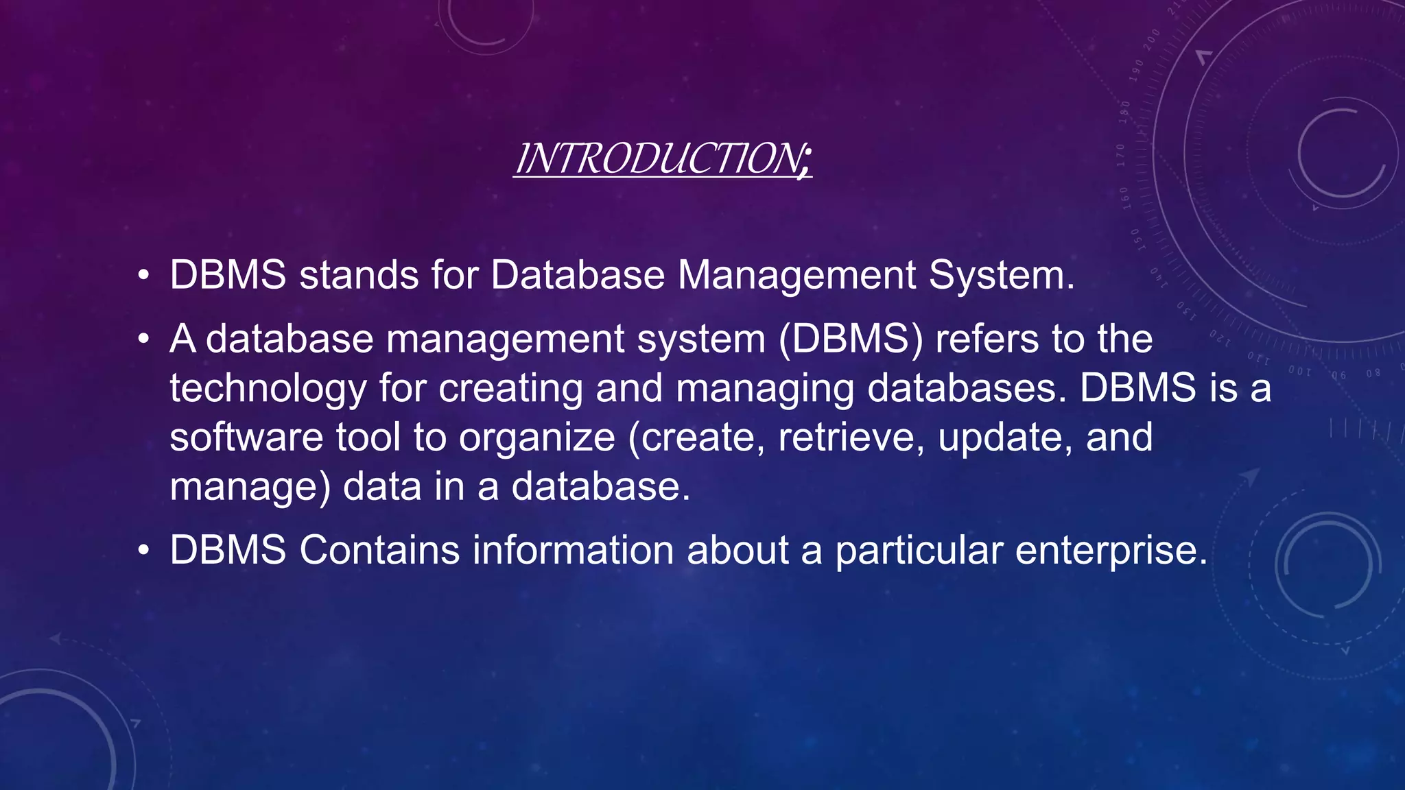 Database management system [DBMS] | PPT